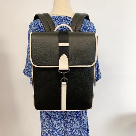 Coach | Bags | Coach Cp55 Blaine Backpack In Black Chalk | Poshmark